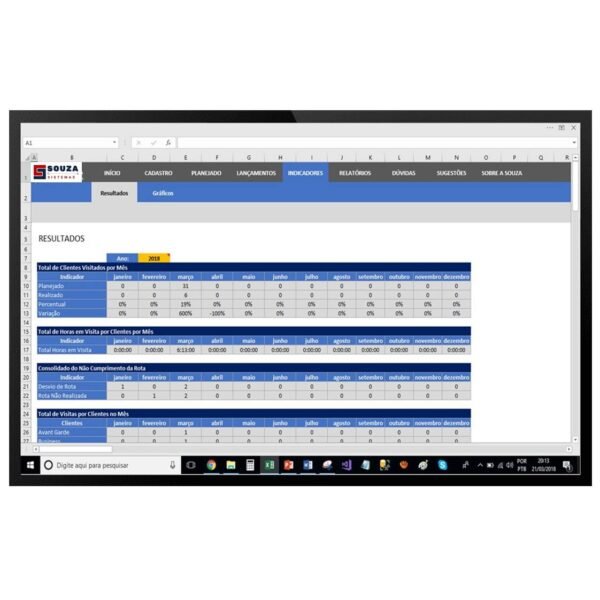 Controle de Visitas a Clientes - SOUZA Sistemas